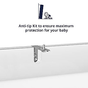 Cozy Castle 5 Drawer Chest, Mid Century Nightstand with Cutout Handle, Accent Drawer Dresser, Wood Storage Cabinet with Drawers for Bedroom Living Room Home Office Entry, White