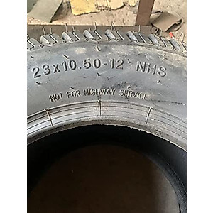 AutoForever 23x10.5-12 Lawn Garden Tractor Tires 23x10.50x12 Tubeless 4 Ply Golf Cart Turf Tires, Set of 2
