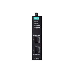 NAT-102-T, 2-Port Industrial Network Address Translation (NAT) Devices, -40 to 75°C Operating Temperature