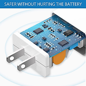 Weatherproof Outdoor Quick Charge 3.0 Power Adapter, Continuously Power Supply Compatible with Arlo Pro, Arlo Pro 2 and Arlo Go, 16.4 ft/5 m Long and Thin Cable