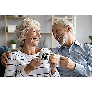 Old Lives Matter Coffee Mug - Funny Retirement or Birthday Gifts for Men - Unique Gag Gifts for Dad, Grandpa, Old Man, or Senior Citizen - 11oz Coffee Cup For Men and Women