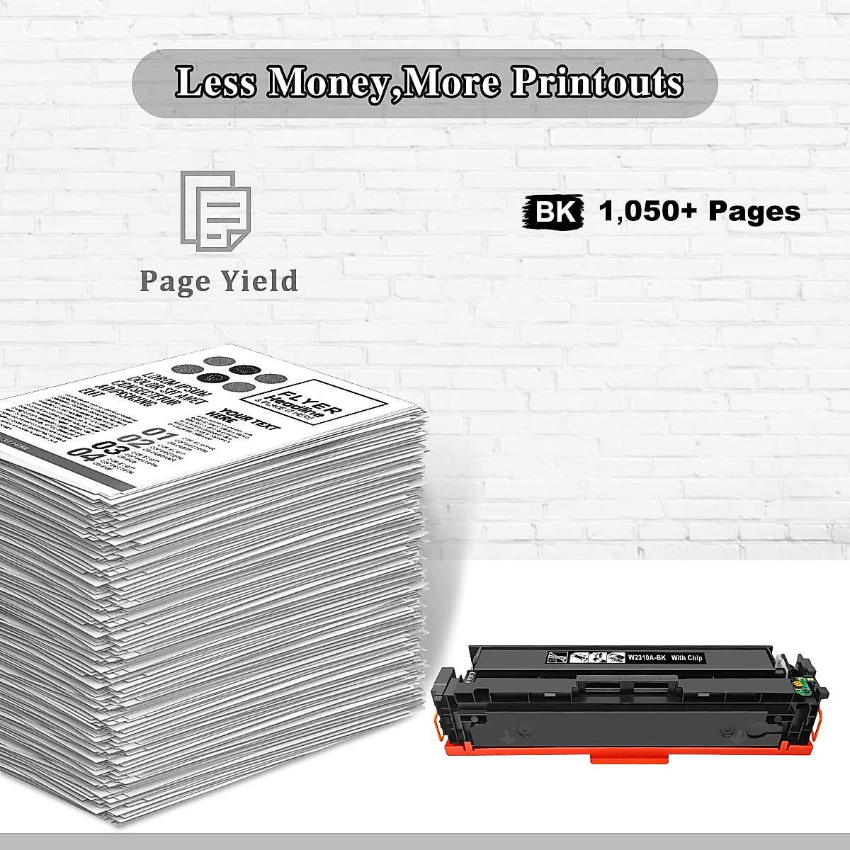 GREENPRINT [with Chip] 215A Compatible Toner Cartridge W2310A Black 1050 Pages for H P Color Laserjet Pro M155a M155nw M155 MFP M182nw M182 M183fw M183 Printers