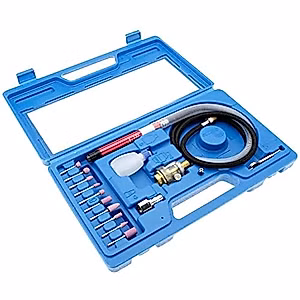 eoocvt 56000 RPM 90psi 1/8'' Air Micro Grinder Kit Mini Pencil Polishing Rotray Cutting Tool Kit 17pcs
