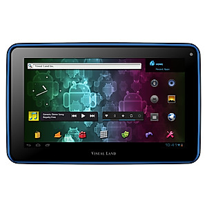 Visual Land Prestige 7-7" Android Tablet with 8GB Memory (Blue)
