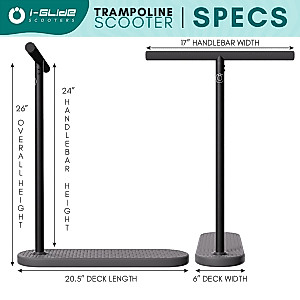 Trampoline Professional Scooter - Pro Scooters - Stunt Scooters for Kids, Teens - Quality Foam Scooter Deck, Pro Scooter Bars - Super Lightweight - Ready 2 Ride Trick Scooter…