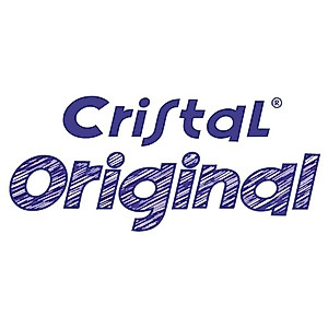 Bic Cristal Original Ballpoint Pens, Medium Point (1.0 mm) Every-Day Writing Pens with Clear Barrel, Blue, Box of 50