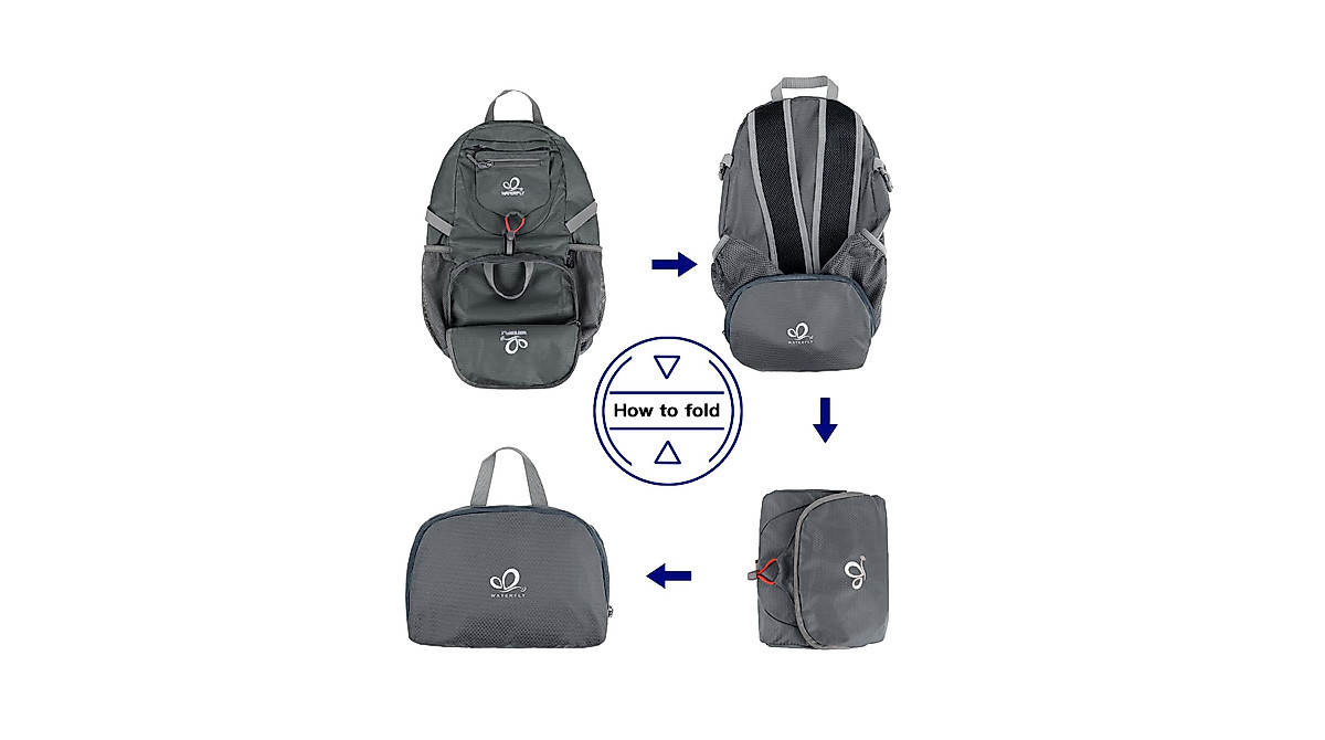 WATERFLY 20L Ultra-Light Foldable Backpack for Travel & Hike