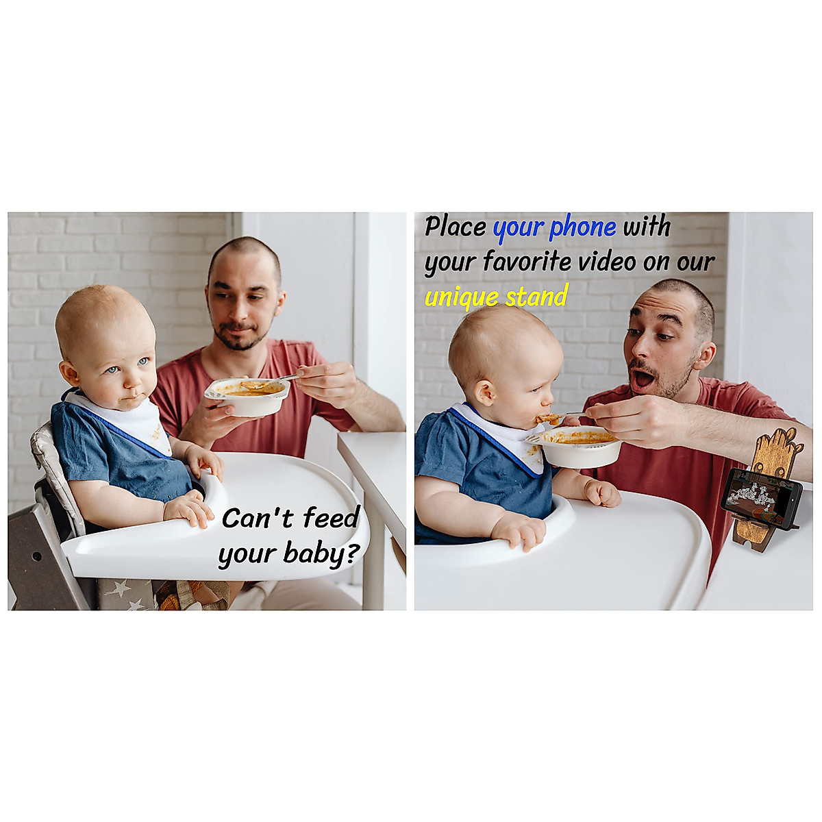 Wood Cute Cell Phone Stand, Compatible with iPhone 12 11 Pro XS Max XR 8 7 6S Plus, Samsung S20+ Note10, Phone Stand, Wood Phone Holder Stand, Wooden phone stand for desk, charging stand… (Wood)