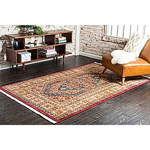 Unique Loom Sahand Collection Traditional Geometric Classic Navy Blue Area Rug (2' 2 x 3' 0)