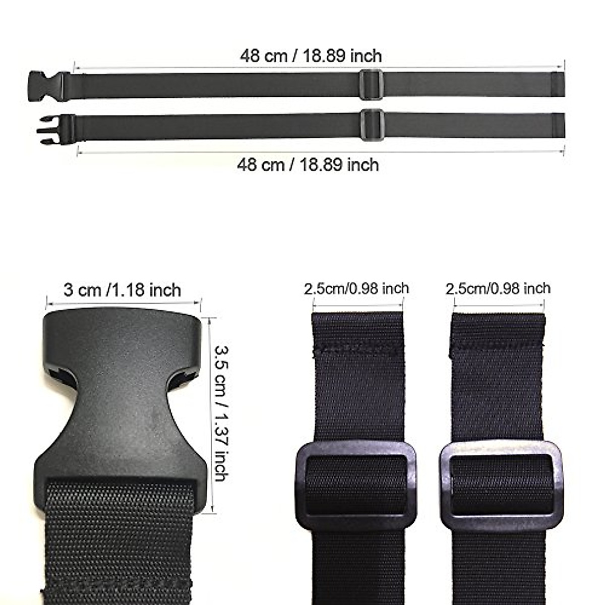 ZARPMA Baby 2 Point Safety Belt,Safety Harness for Child Kid Safe Strap for Old Version IKEA Antilop High Chair