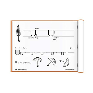 Learning Without Tears - Letters and Numbers for Me Student Workbook, Current Edition - Handwriting Without Tears Series - Kindergarten Writing Book - Capital Letters, Numbers - For School or Home Use