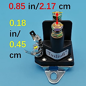 Tuzliufi Starter Solenoid Relay Compatible with 35510 109081X 109446X 109946 145673 146154 178861 192507 C266525 C33025 523146154 532109081 1685290 1686981 1752137 104-3189 117-1197 1-513075 Z399