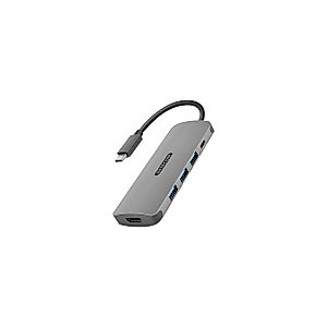 Sitecom USB-C to HDMI Adapter - with USB-C Power Delivery + 3 USB 3.0 Ports