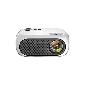 LED Portable Mini Projector HD 1080P Projector U Disk Plug-in Card, Home HD Projector Suitable for Living Room,Bedroom,Office,Patio Party or Field Party