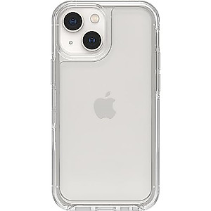 OtterBox iPhone 13 Mini & iPhone 12 Mini (Only) - Symmetry Clear Series Case - Clear - Ultra-Sleek - Wireless Charging Compatible - Raised Edges Protect Camera & Screen - Non-Retail Packaging