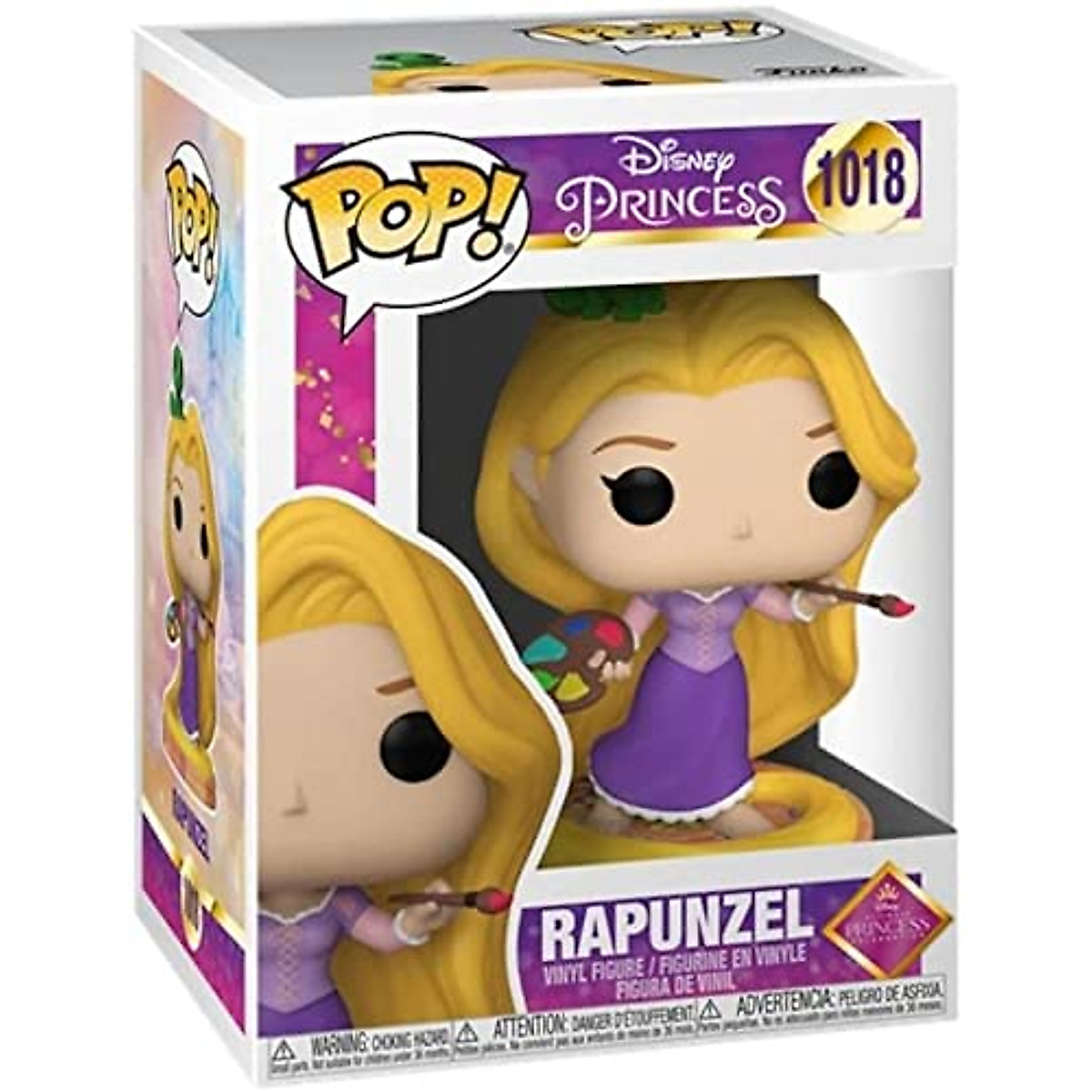 Visit the Funko Store Rapunzel Pop Protector Bundle - Figurine 3.75 Inch Classic Character Ultimate Princess Collection with PET Clear Plastic Case for Collectible Vinyl Figures