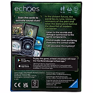 Ravensburger Echoes: The Microchip – A Thrilling and Immersive Audio Mystery Game for Ages 14 and up