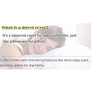 FADFAY Boho Duvet Cover Set 100% Brushed Cotton Colorful Stripe Exotic Style Bohemian Bedding Set Soft and Warm Bedding with Hidden Zipper Closure, 3 Pieces King/California King