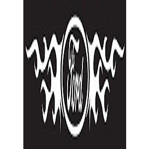 Chroma Graphics 3703 Ford Logo w/Flames - Windshield Decal
