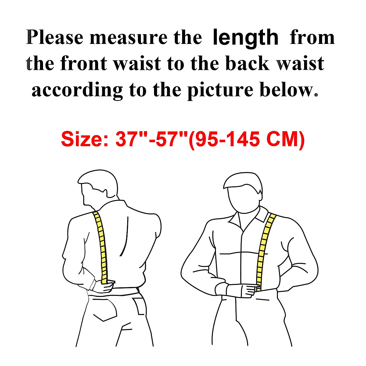 PAHVRION Y Back Hidden Suspenders for Men, Invisible Suspender for Untucked Men Adjustable Under the Shirt Suspenders