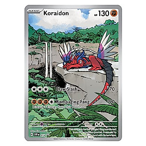 Pokemon TCG: Scarlet and Violet Elite Trainer Box - Koraidon Red (1 Full Art Promo Card, 9 Boosters and Premium Accessories)