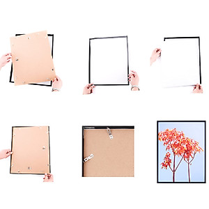 Aynoo 16x20 Poster Frame Black, Display Picturess 16x20 Metal Picture Frame,Aluminium Industries Studio Gallery Frame