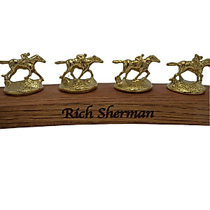Personalized Laser Engraved Center Barrel Stave Stopper Cork Display Made To Fit Blanton's Bourbon Horse Stoppers- Wall Mountable