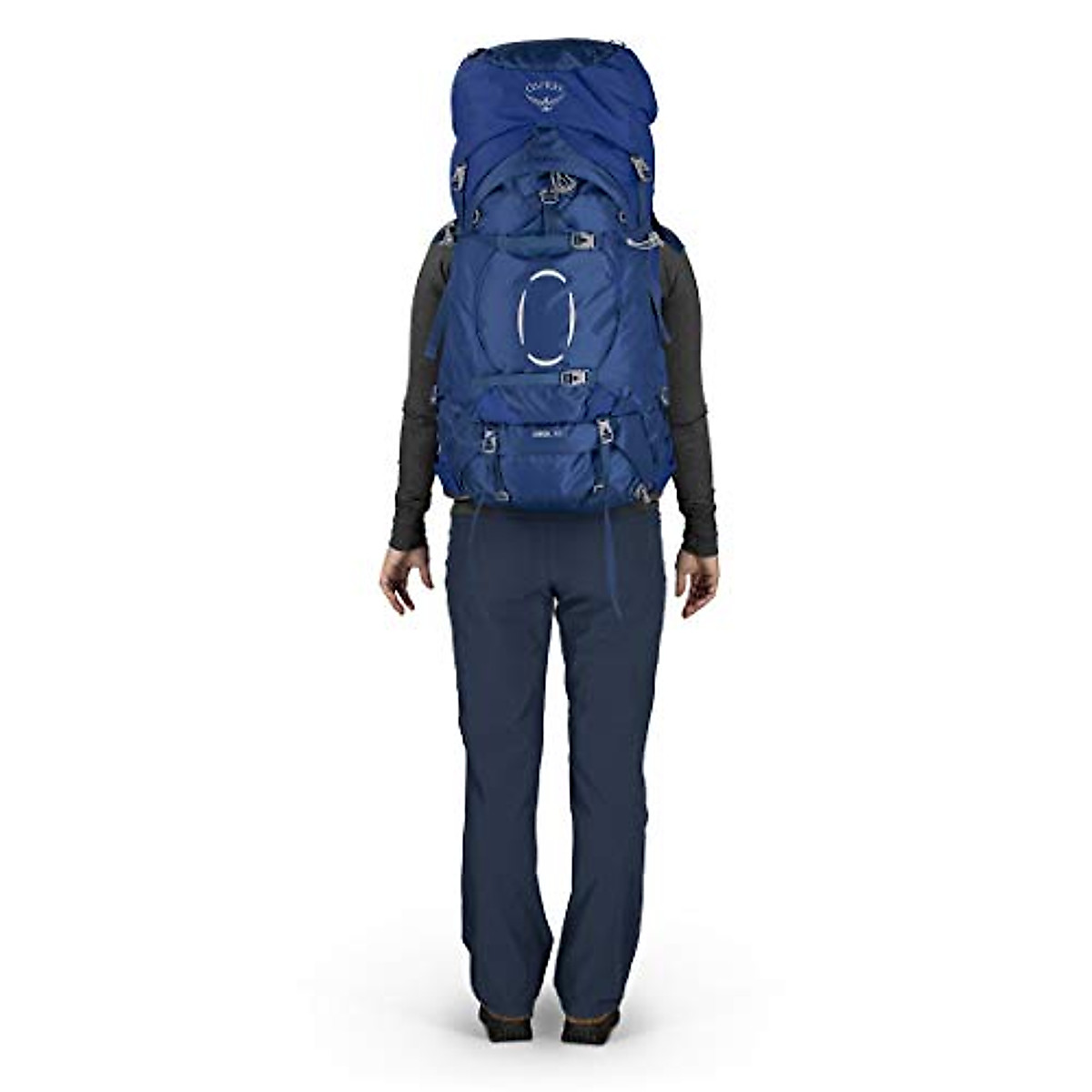 Osprey Ariel 65L Women's Backpacking Backpack, Ceramic Blue, WXS/S