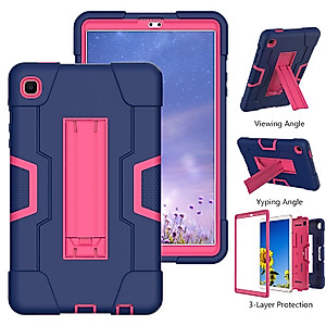 Meifei Case for Samsung Galaxy Tab A7 Lite 8.7" 2021, Heavy Duty Hard PC Soft Silicone Shockproof Rugged High Impact Protective Kickstand Case for Galaxy Tab A7 Lite 8.7 inch (SM-T220 SM-T225)