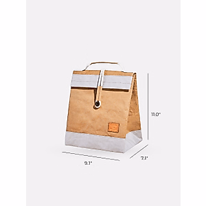 Out of the Woods Hedgehog Insulated Lunch Bag, Eco Friendly, Light Brown