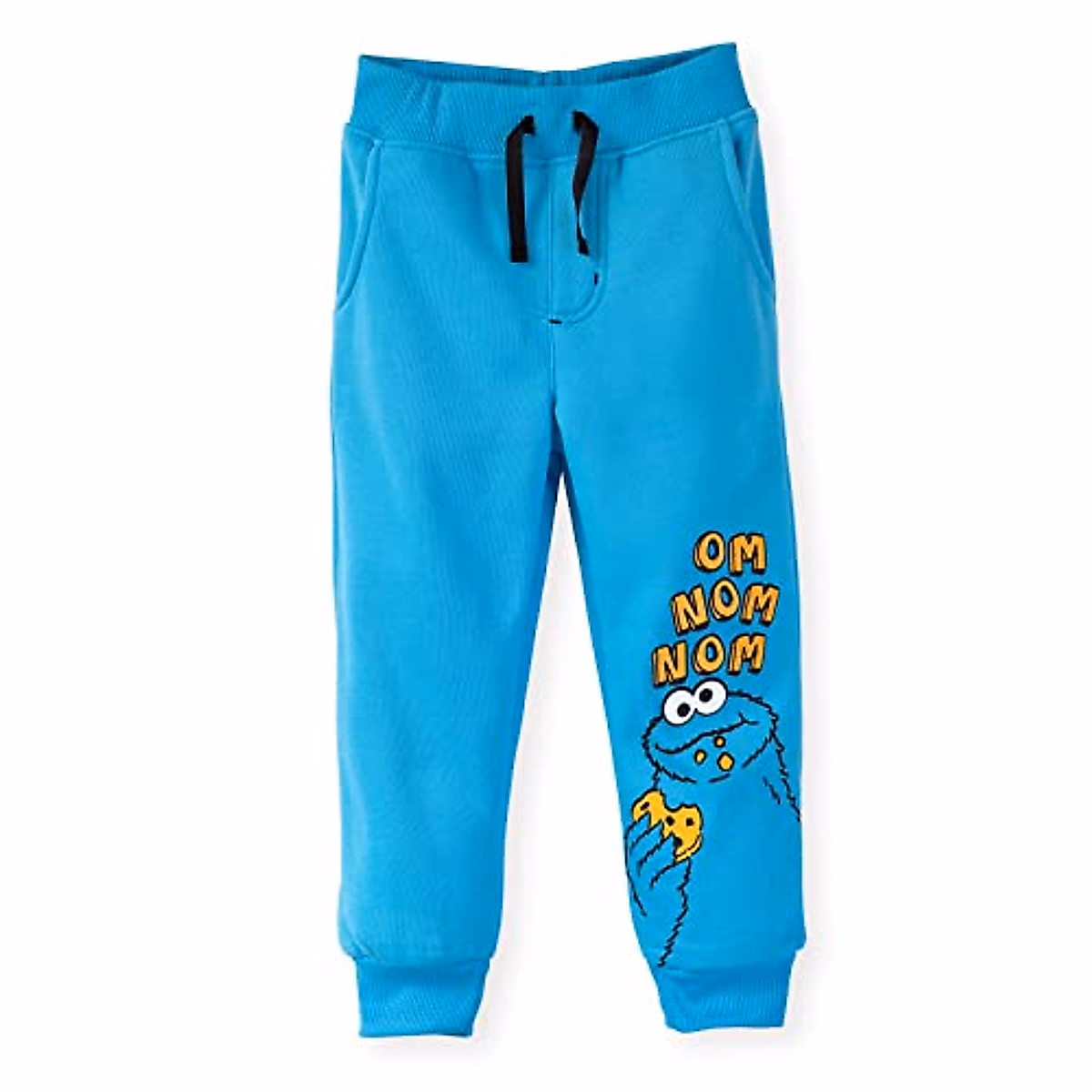 Sesame Street Elmo Cookie Monster Oscar The Grouch Toddler Boys Fleece 3 Pack Pants Blue/Gray/Red 3T