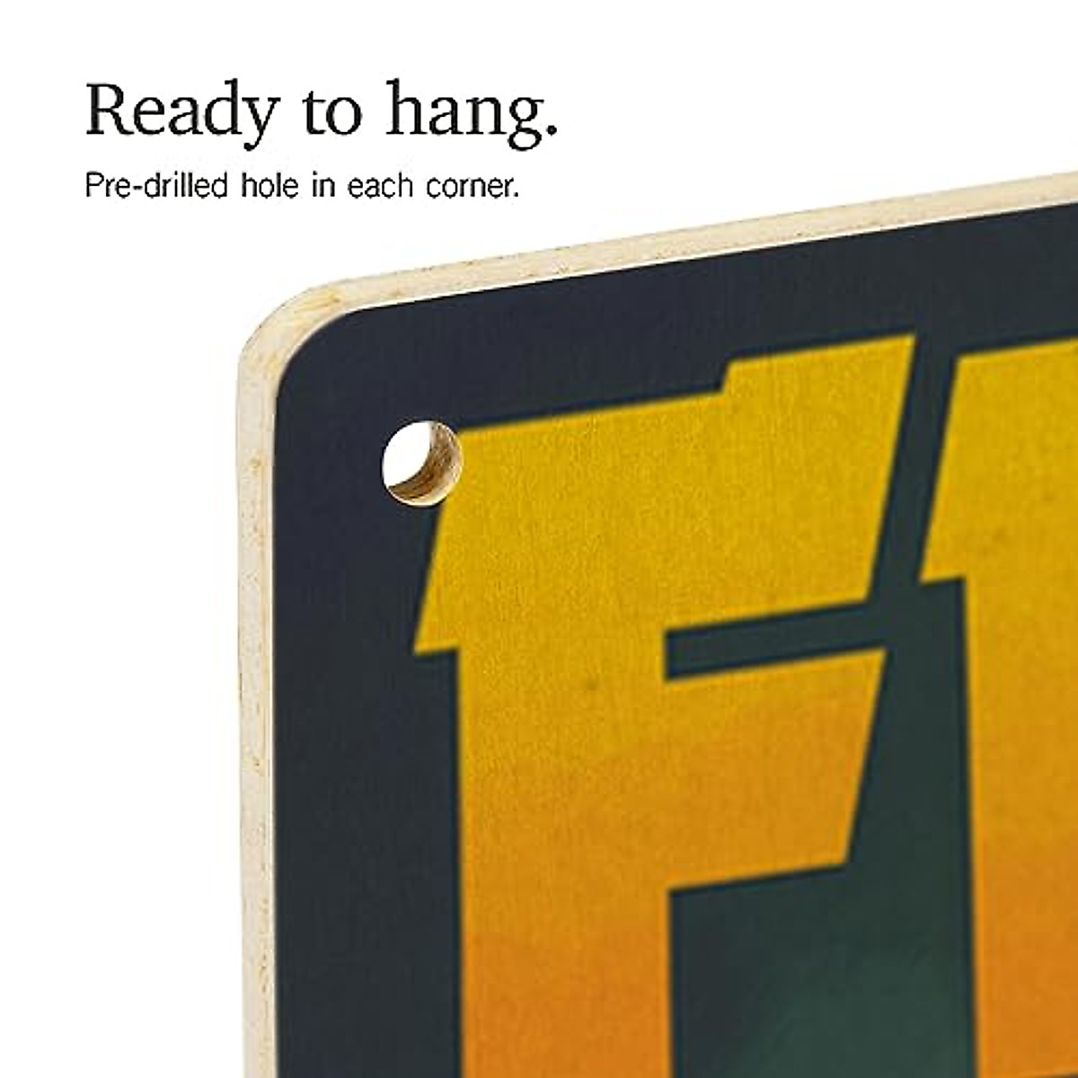 Lantern Press 6x9 Inch Wood Sign, Ready to Hang Wall Decor, Florida Keys, Palms and Moon