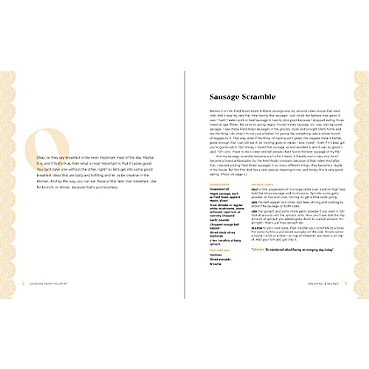 Cooking from the Spirit: Easy, Delicious, and Joyful Plant-Based Inspirations (A Feeding the Soul Book)