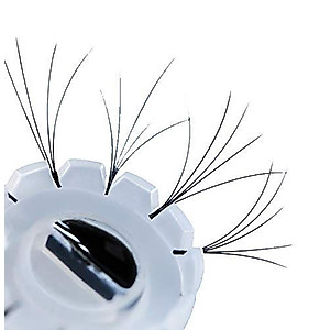 100 Pack Eyelashes Extension Volume Lashes Fan Blossom Cups, Quick Blossom Cup, Anti-Spill Glue Holder and Lash Organizer Supplies Tools