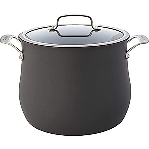 Cuisinart 12-Quart Stockpot, Hard Anodized Contour Stainless Steel w/Cover, 6466-26