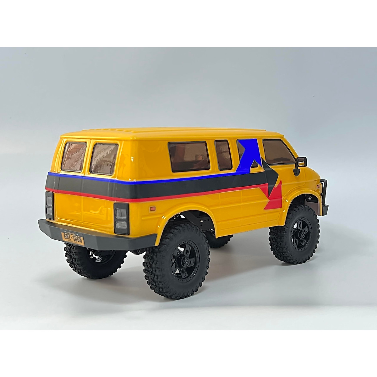 HobbyPlus CR18P Rock Van EVO (Yellow) - HBP 4WD RC Crawler 2.4Ghz 4 Channel TX, 1/18 Scale RC Cars for Adults, RC Rock Crawler 4x4, Remote Control Truck, Remote Control Toy Car (1810302)