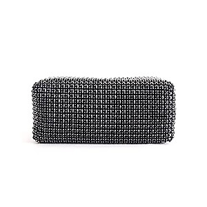 Rhinestone Crossbody Bag for Women Rhinestone Evening Bags Bling Rhinestone Purse Crystal Top Handle Handbag for Party