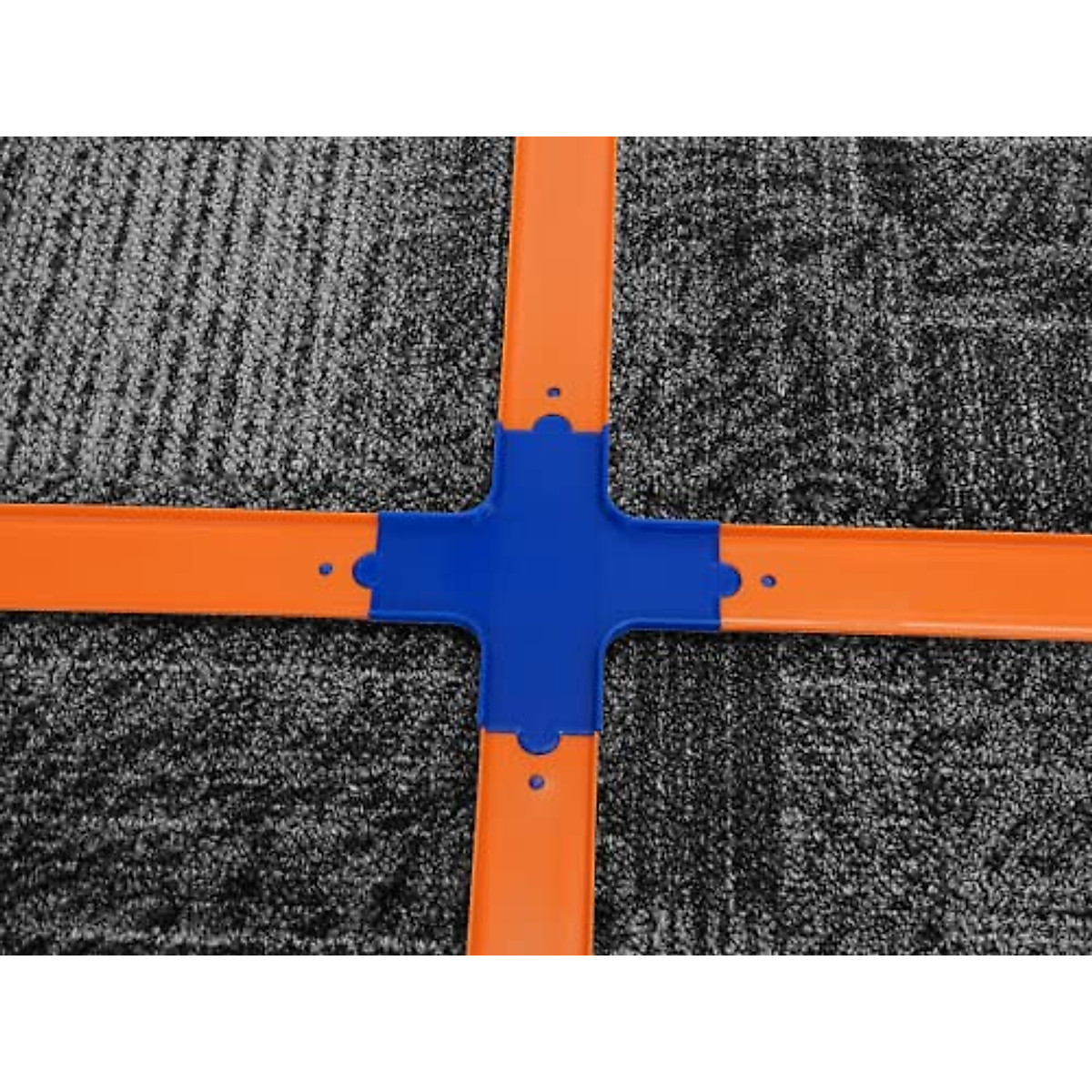 Hot Wheels Compatible Track Add-On Pack - Eco-Friendly PLA Plastic, Versatile Track Layout Pieces (Blue)