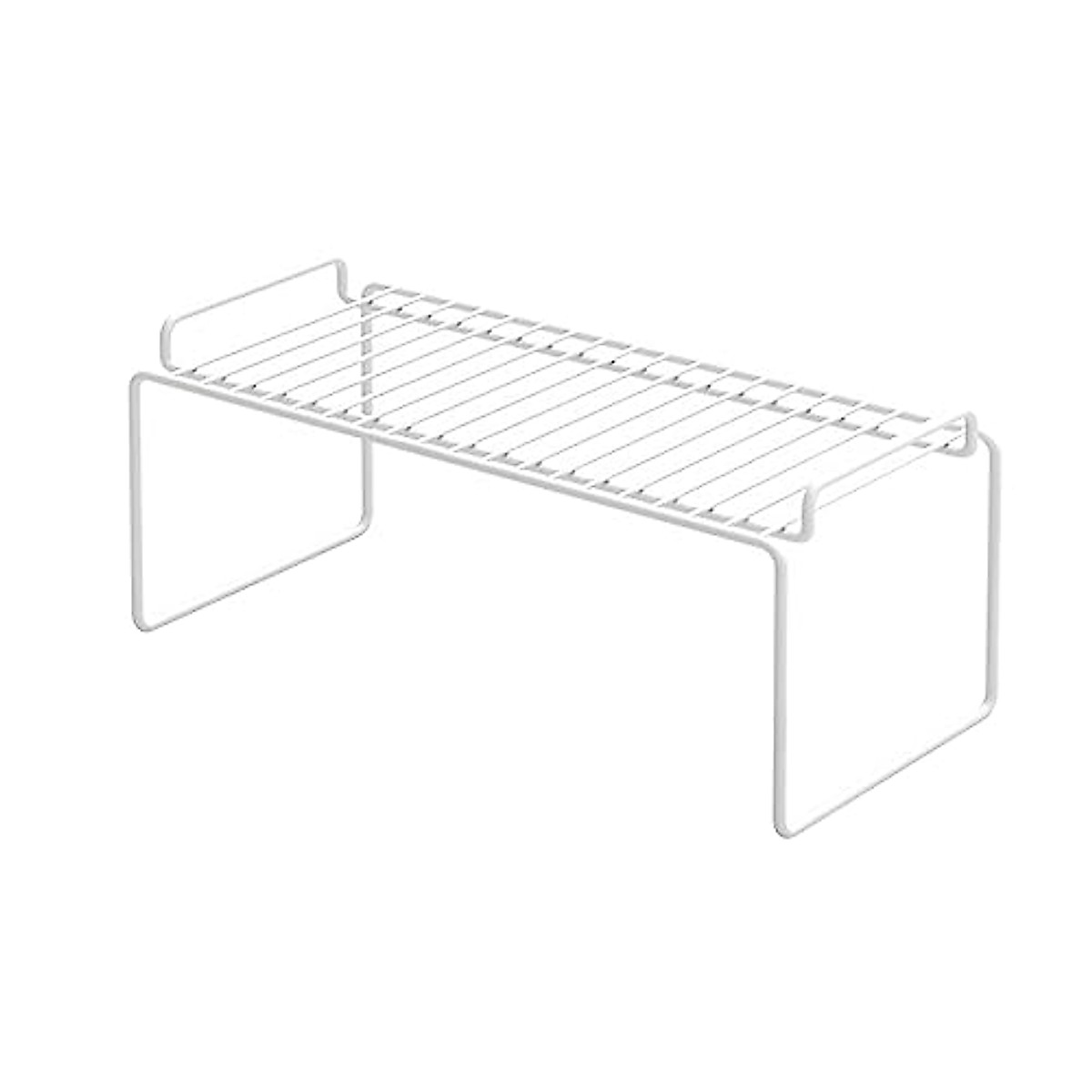 ＫＬＫＣＭＳ Spice Seasoning Rack Bathroom Organizer Multipurpose under Sink Shelf Cabinet Basket Organizer for Shower Kitchen Countertop Bathroom, White L