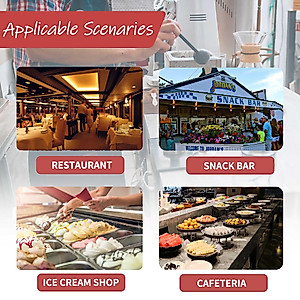 Yovtekc 32L Mini Gelato Blast Freezer, Batch Freezer, Blast Chiller Freezer, Tabletop Hard Ice Cream Freezer, Food Chilling Freezing, One Click Defrosting for Ice Cream Gelato, 290W 110V