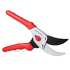 FLORA GUARD - 8.5Inch Traditional Bypass Pruning Shears - Professional Tree and Branch Garden Pruner