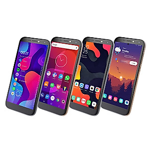 RCA Reno Pro, 5.5" HD+ Display, 32GB, 13MP Camera, Android 10, 4G LTE Unlocked Smartphone (Silver)