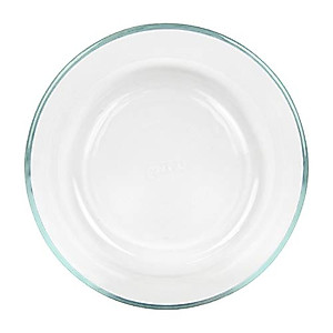 Pyrex (2 7203 Glass Bowls & (2) 7402-PC Black Lids