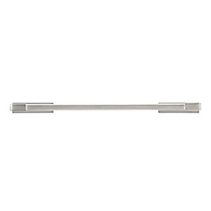 Richelieu Hardware BP8727128195 Manhattan Collection 5 1/16-inch (128 mm) Center-to-Center Brushed Nickel Modern Rectangular Cabinet and Drawer Pull Handle for Kitchen, Bathroom, and Furniture