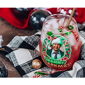 National Lampoon's Christmas Vacation Merry Clarkmas Stemless Glass | 20 Ounces