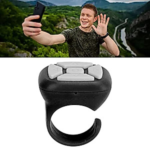 App Page Turner Stable Connection Comfortable Low Power Consumption 10m 5.3 Remote Control (Black)