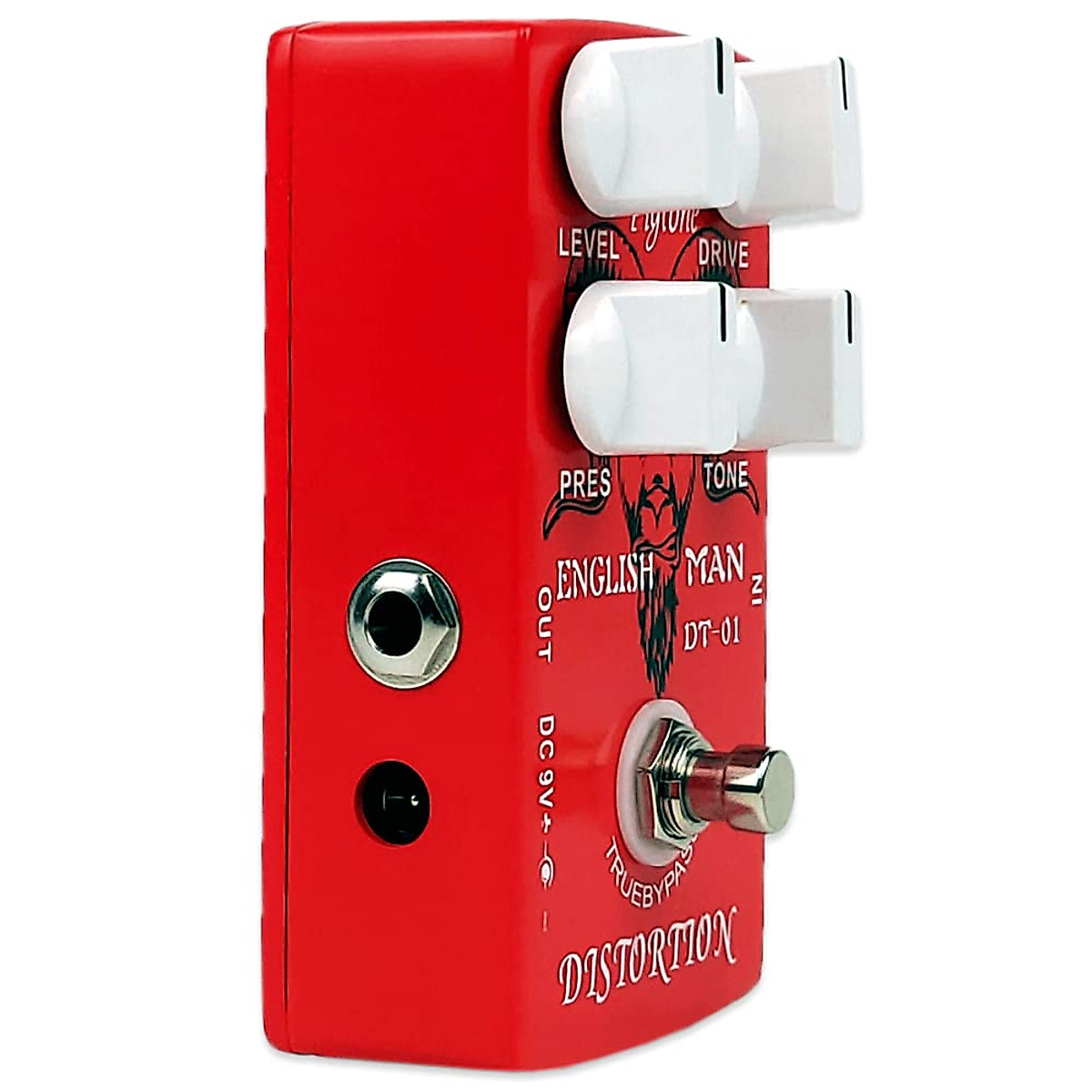 Distortion Pedal Electric Guitar Effects Pedal with True Bypass Red PP-24