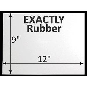 White Silicone Rubber Sheet, 60A Duro, 1/16 x 9 x 12 Inch, Food Grade, Made in the USA, No Adhesive Backing, High Temp Heavy Duty for Gaskets DIY Food Covers Lids Sealing Material Pads Oven Protection