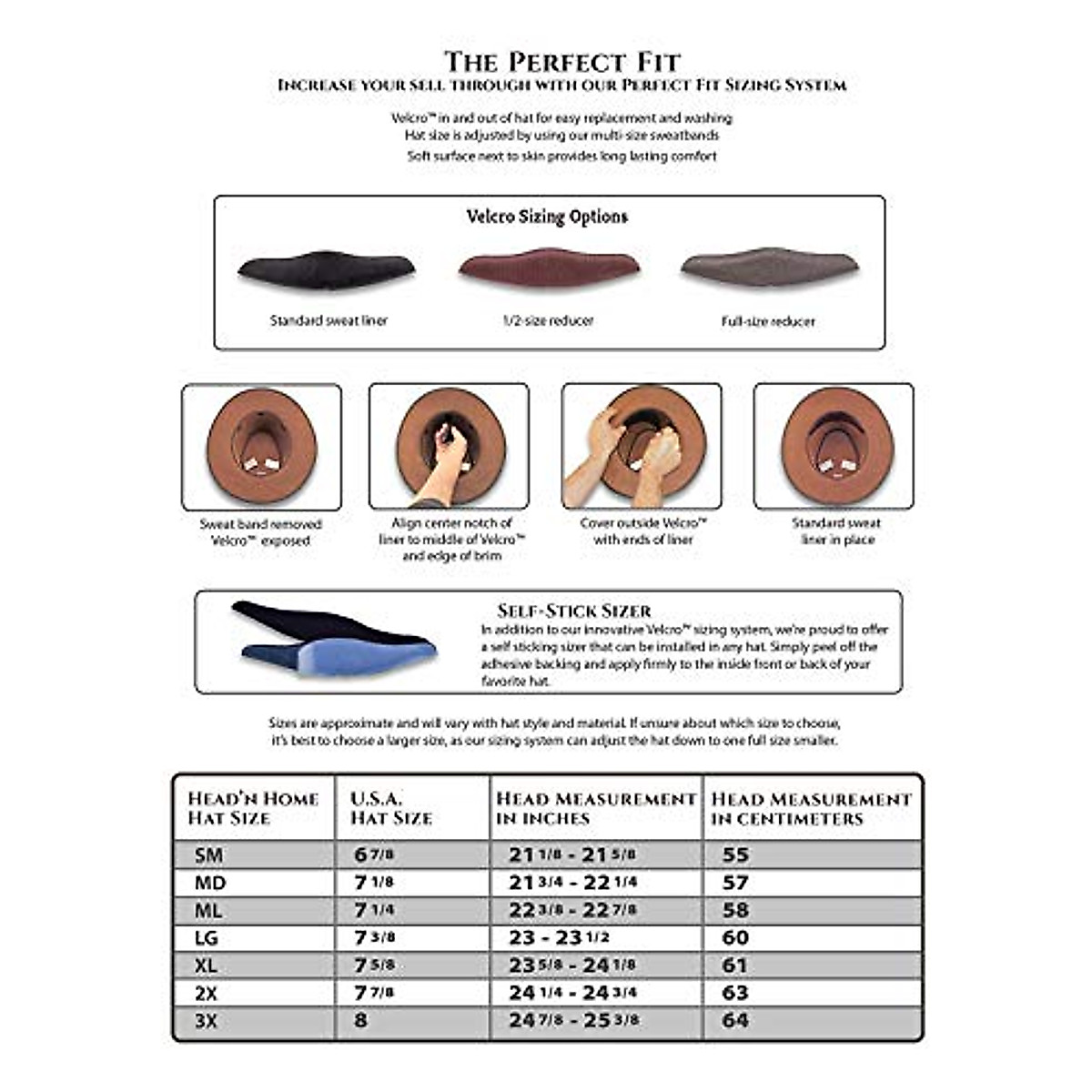 American Hat Makers Hampton Leather Top Hat for Men & Women — Shapeable Wide Brim Hat