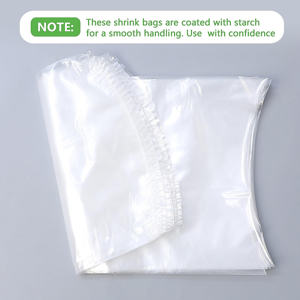 YISIMODI 18x13 In Poultry Shrink Bags - Perfect for Fresh, Safe, and Convenient Food Packaging - 30 Packs
